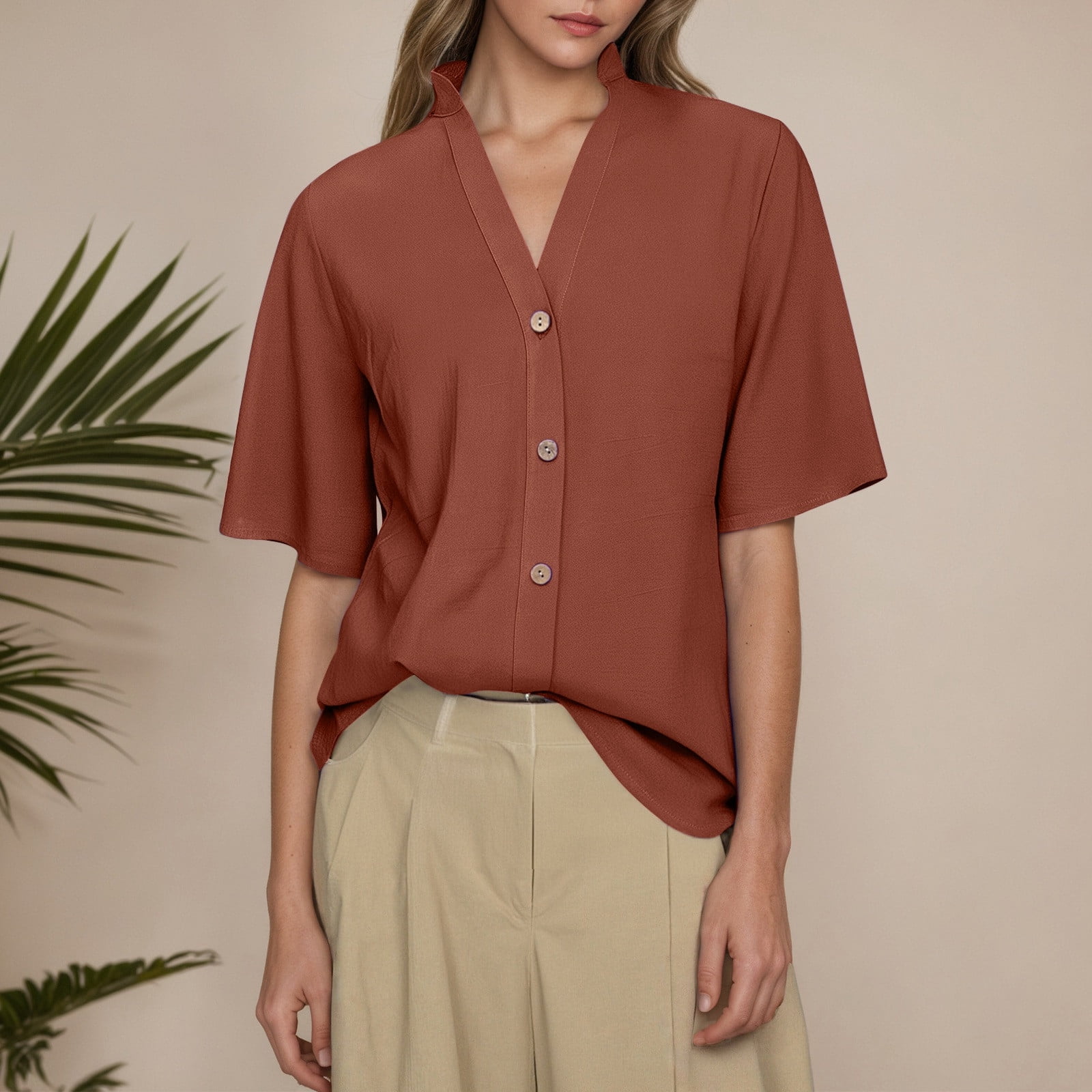 Casual Women's Shirts For Spring And Summer Regular Fit Comfortable ...