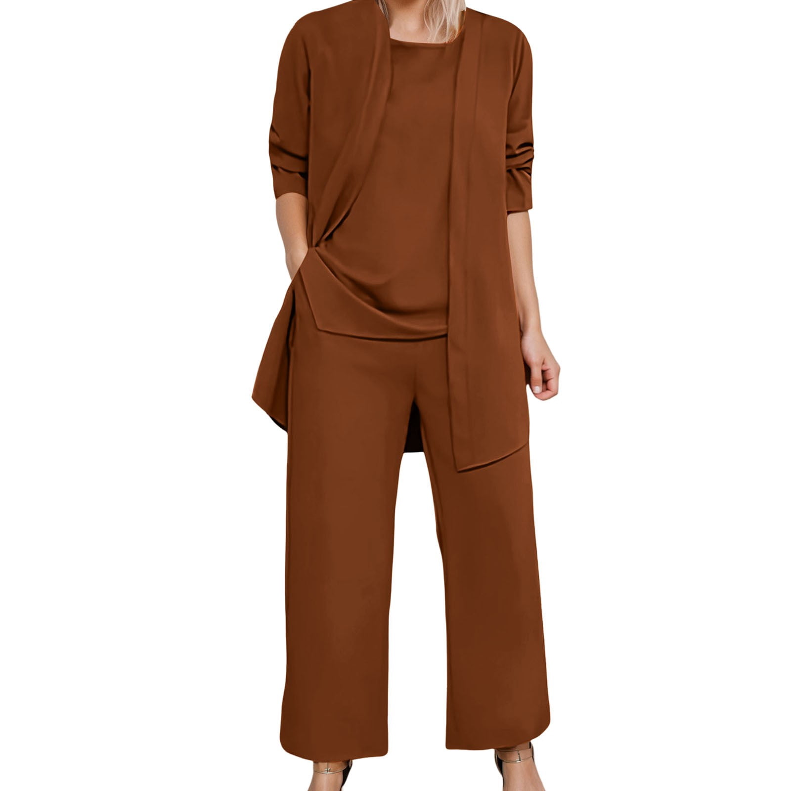 Casual Women's Trousers Suit - Comfortable Stylish Long Pants Set for ...