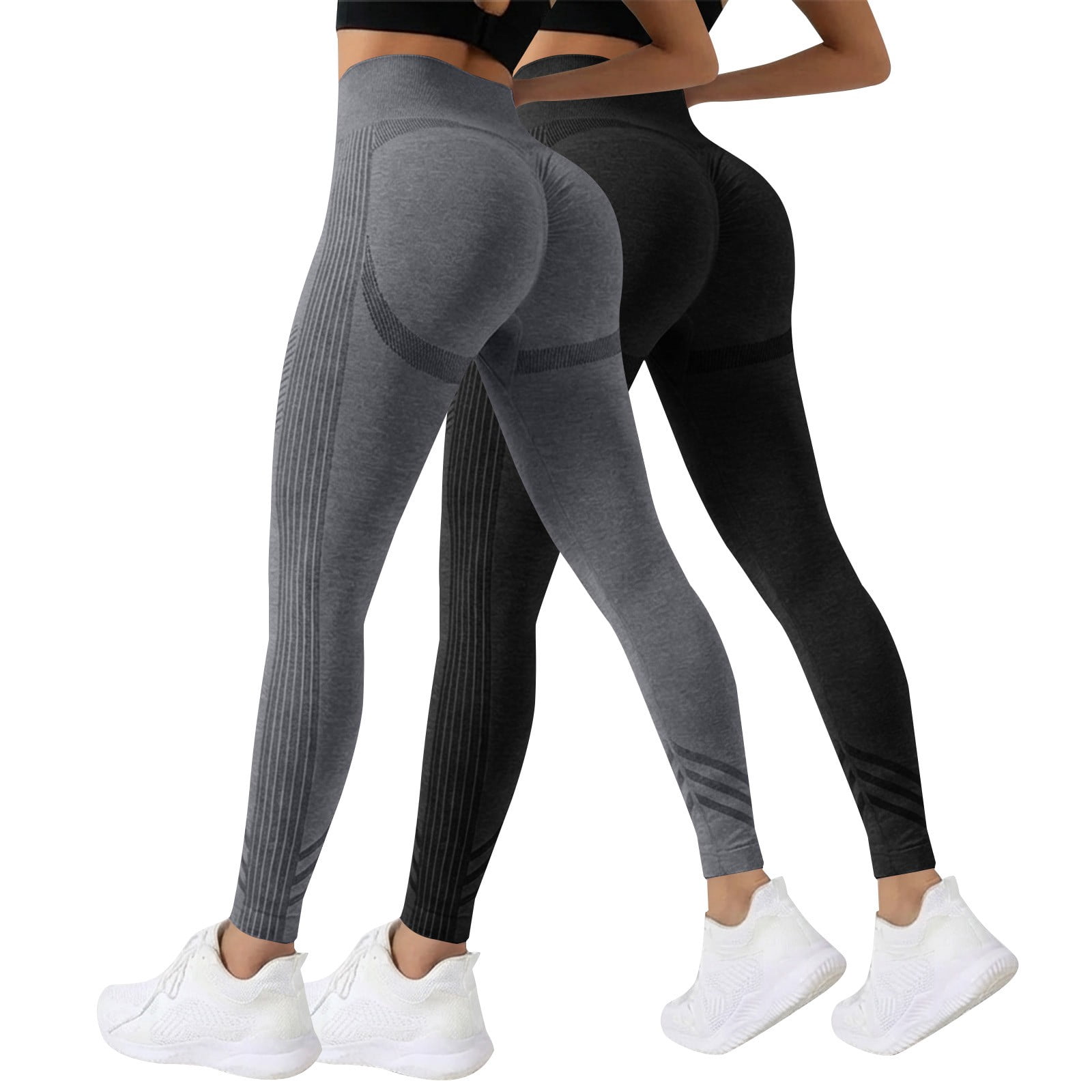 Casual Yoga Pants Women Thick High Waist With Workout Running Leggings ...