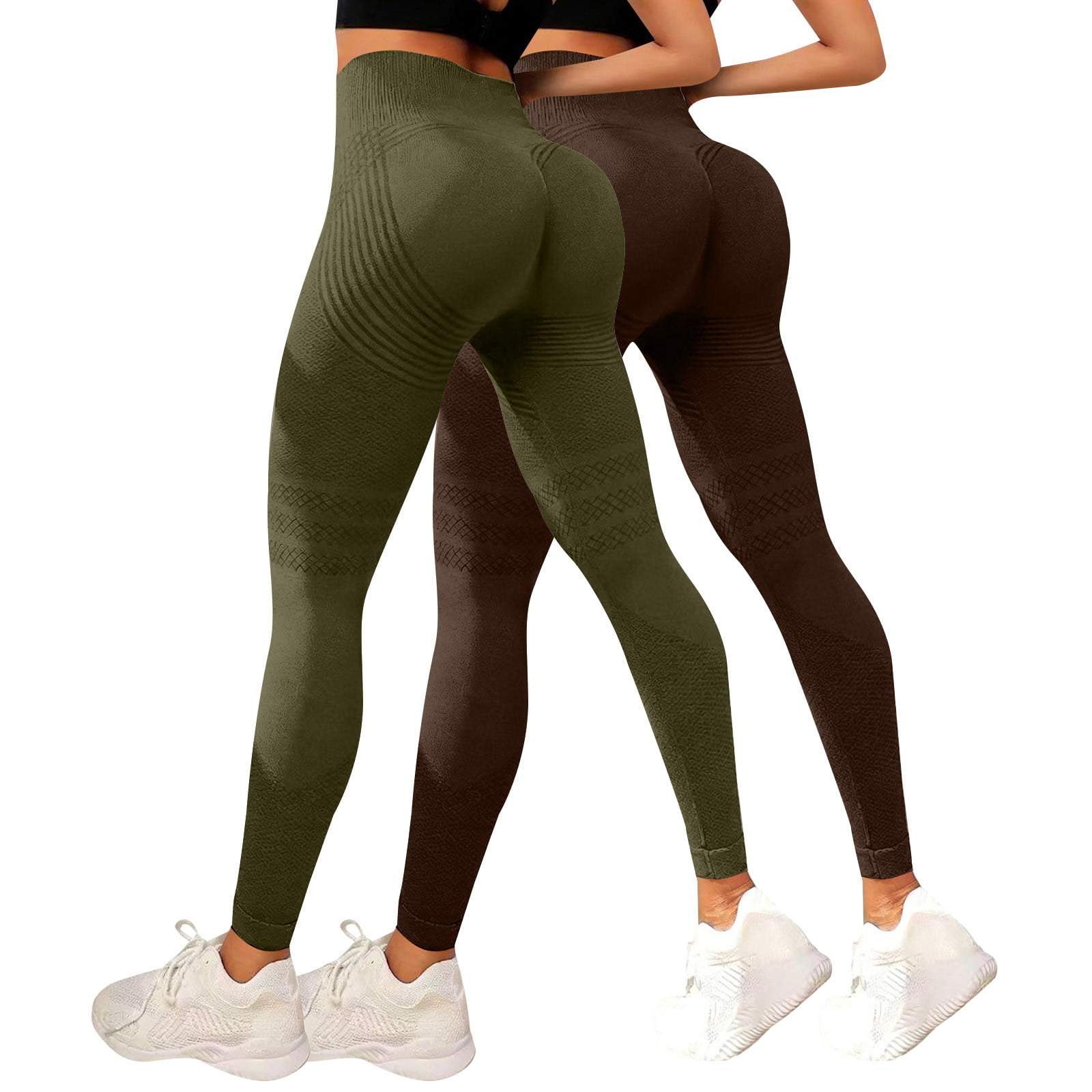 Casual Yoga Pants Women Thick High Waist With Workout Running Leggings ...
