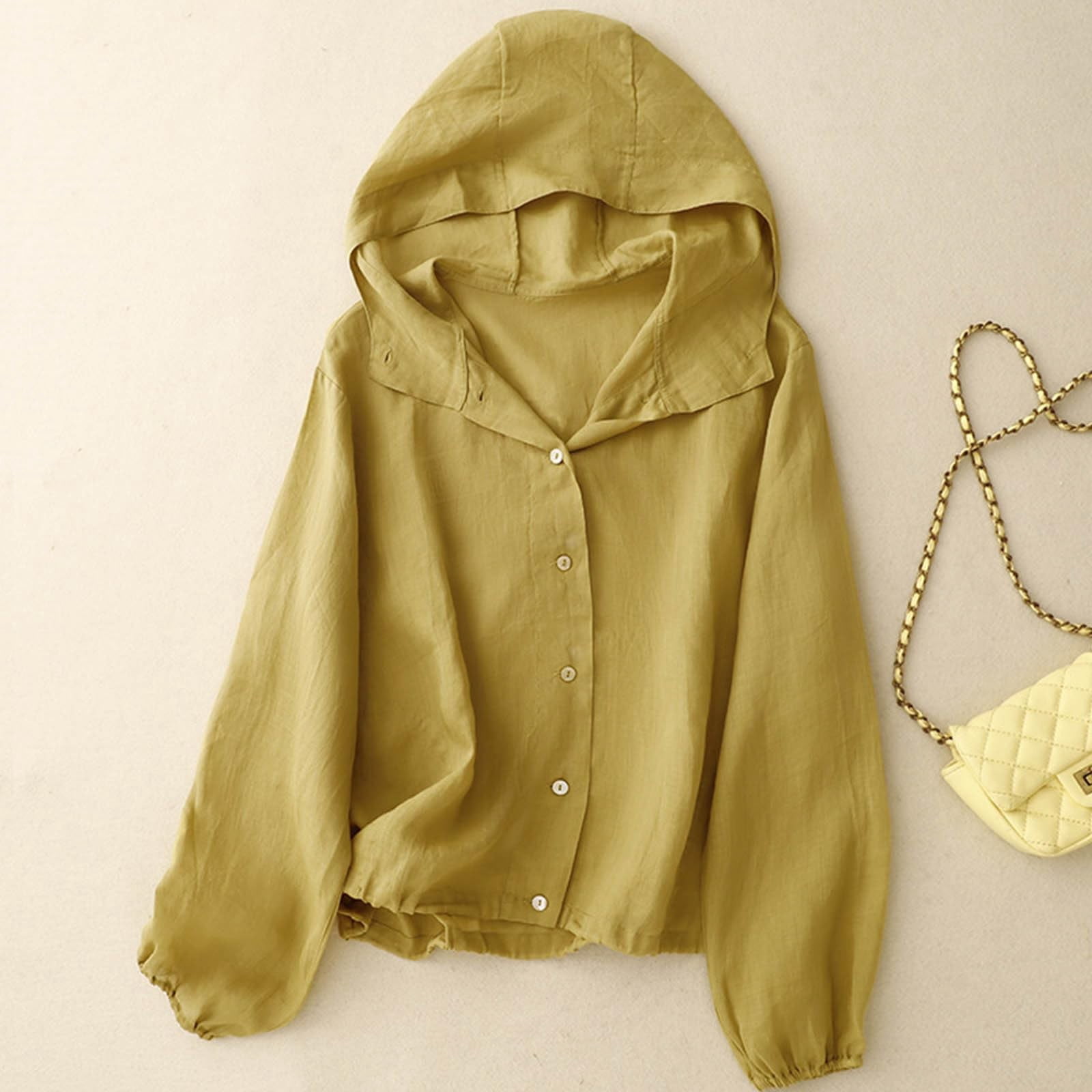 Casual Zip Up Hoodie Lightweight Long Sleeve Sun Cardigan For Outdoor ...