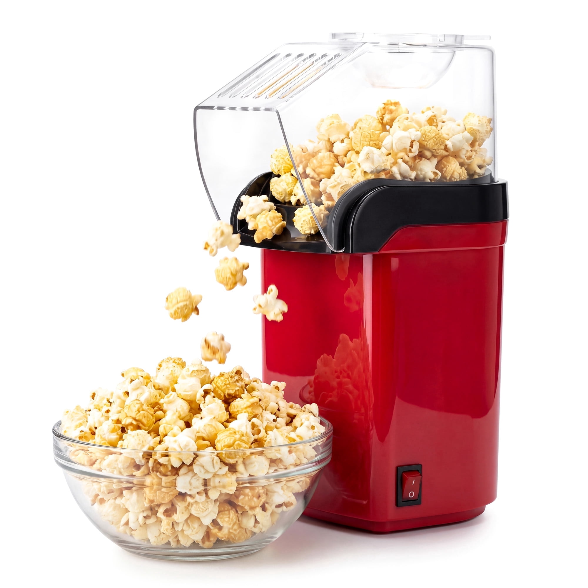 Casualife Air Popcorn Maker, Oil-Free Hot Air Popper, 8-Cup Capacity ...
