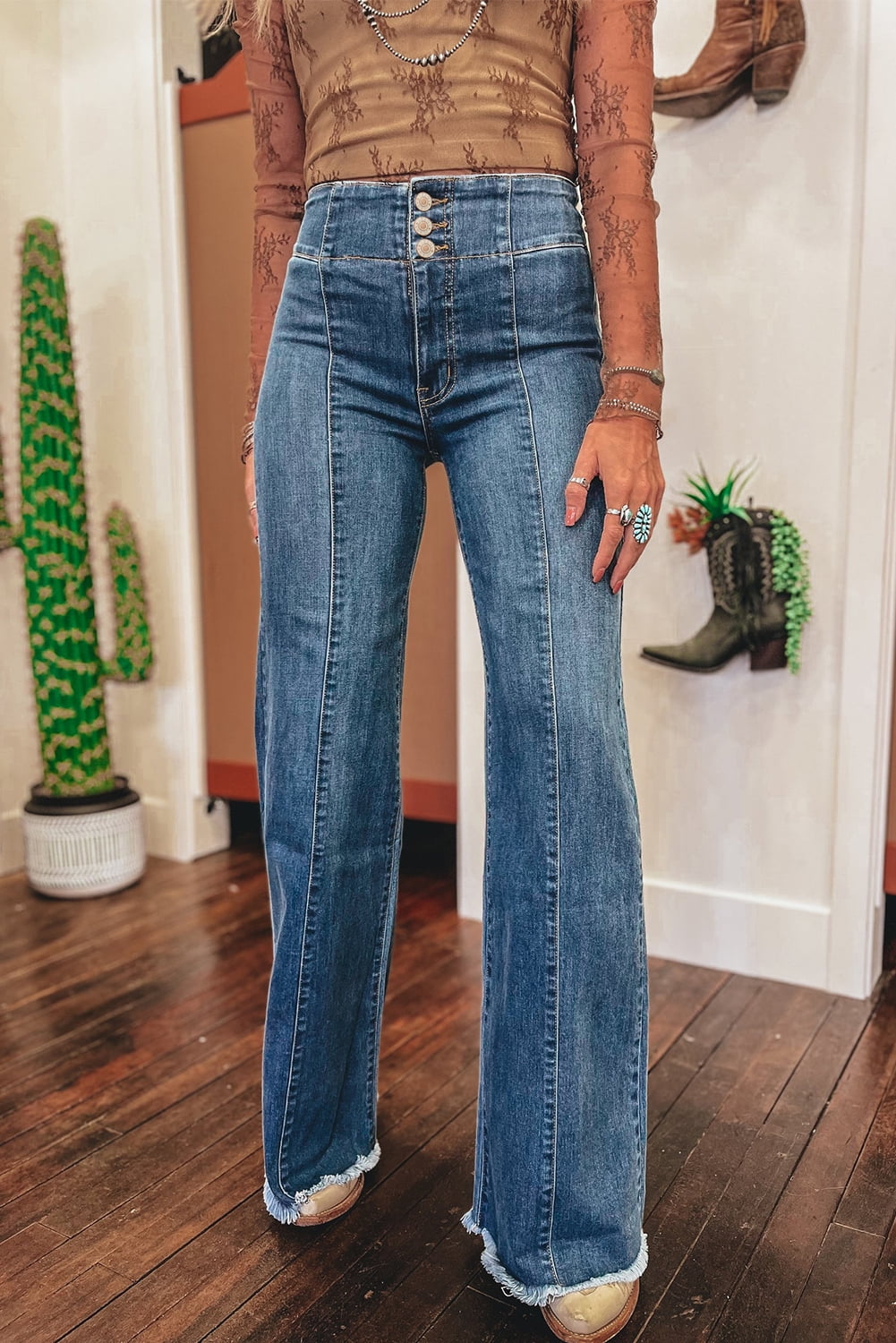 Casuashion Sail-Blue Jeans: Vintage Charm, Tailored Fit! - Walmart.com
