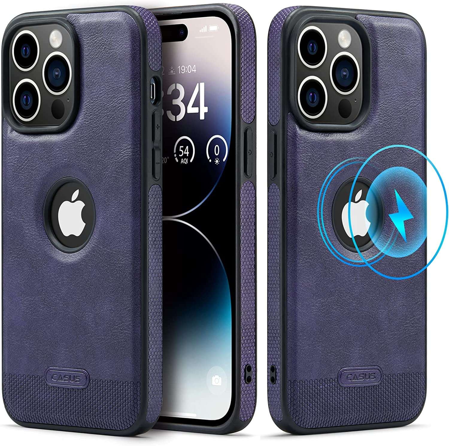 Casus Business Wallet Case Leather Sim Card Holder for Apple iPhone 12 ...