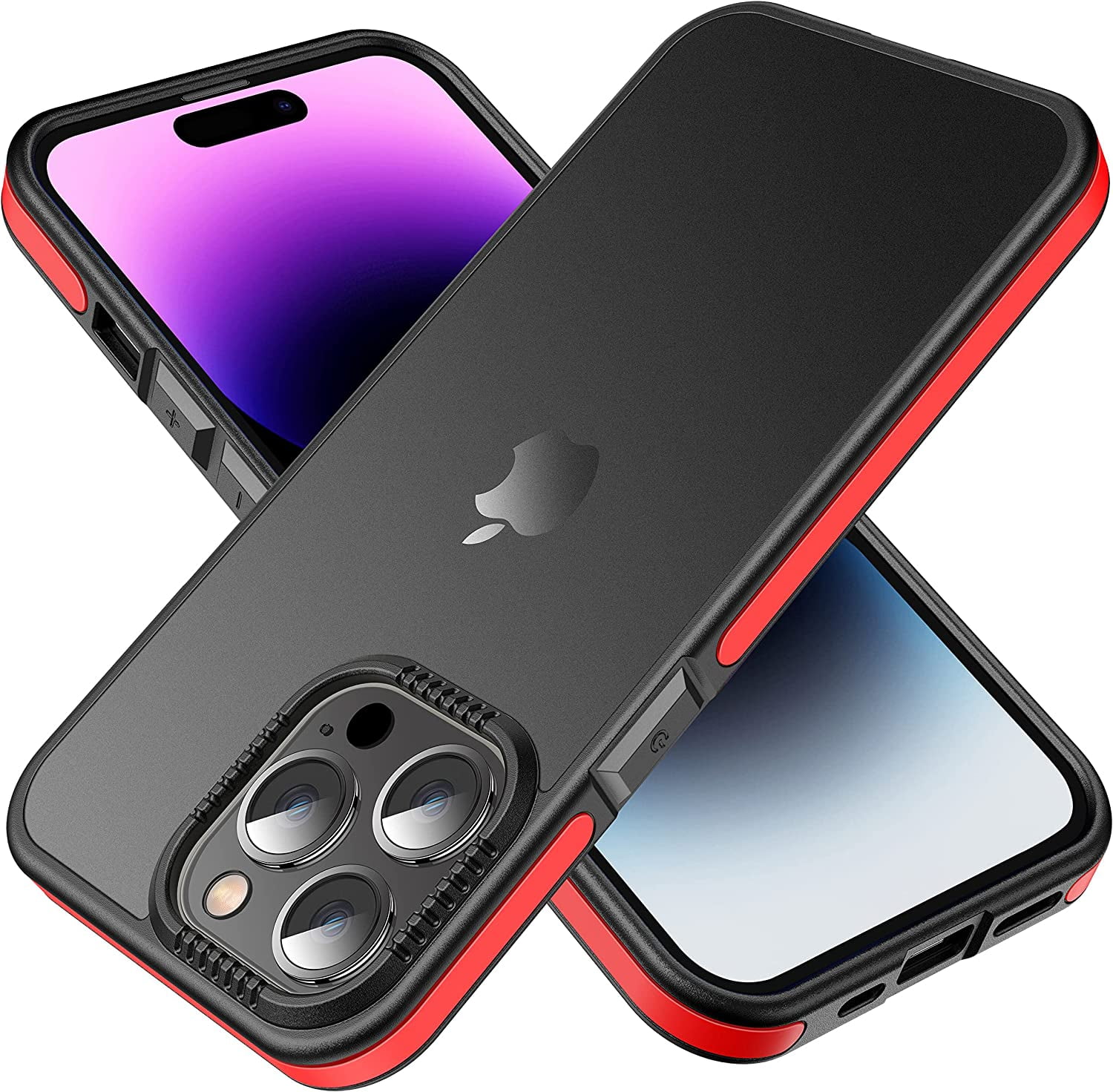 Casus Frosted Matte Silicone Shockproof Case for iPhone 14 Pro Max ...