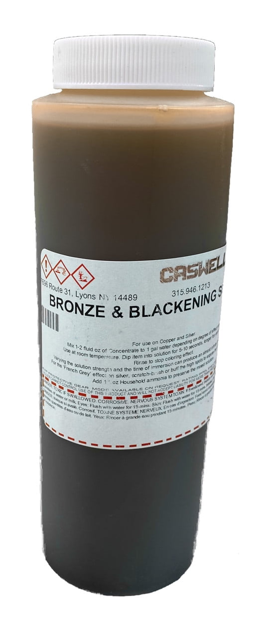 Caswell Bronze & Blackening Solution 8 fl oz - Walmart.com