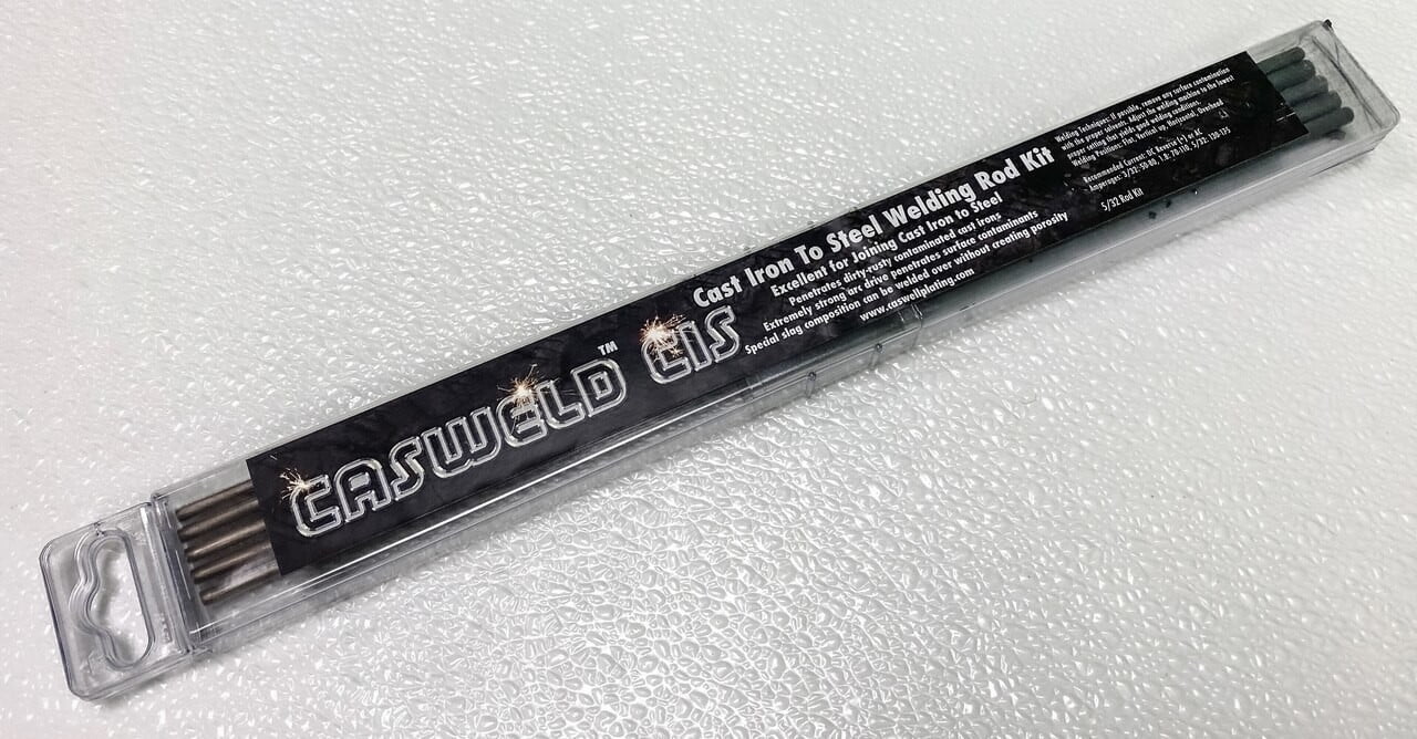 Caswell Casweld CIS Cast Iron To Steel Welding Rod Kit - 5/32 x 5 Rods ...