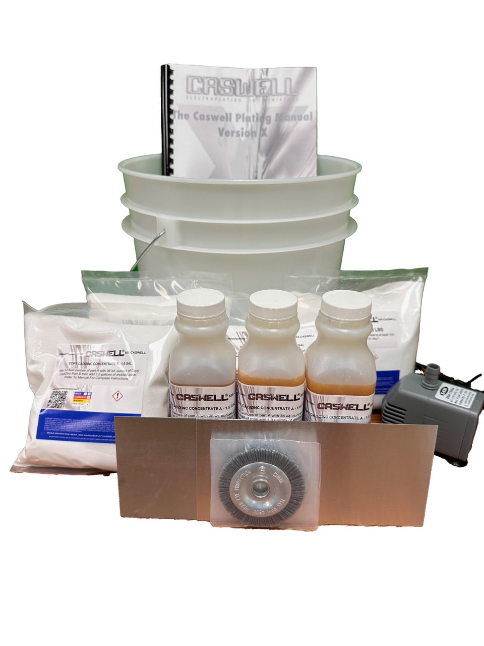 Caswell Copy Cad & Zinc Plating Kit - 4.5 Gal - Walmart.com