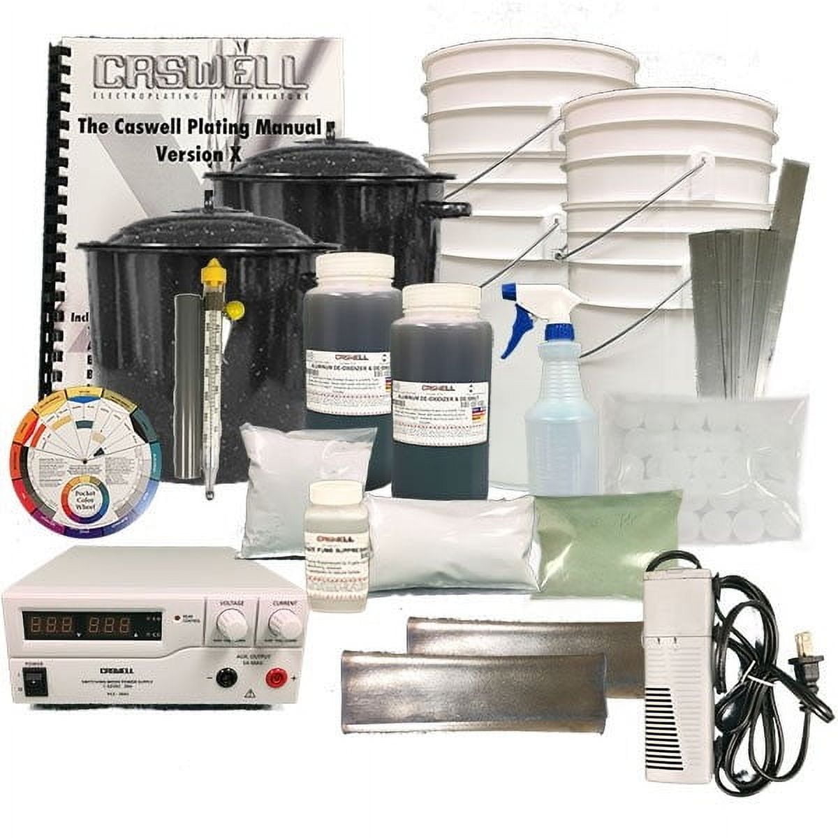 Caswell Deluxe Anodizing Kit - Includes 30 Amp Rectifier - Walmart.com