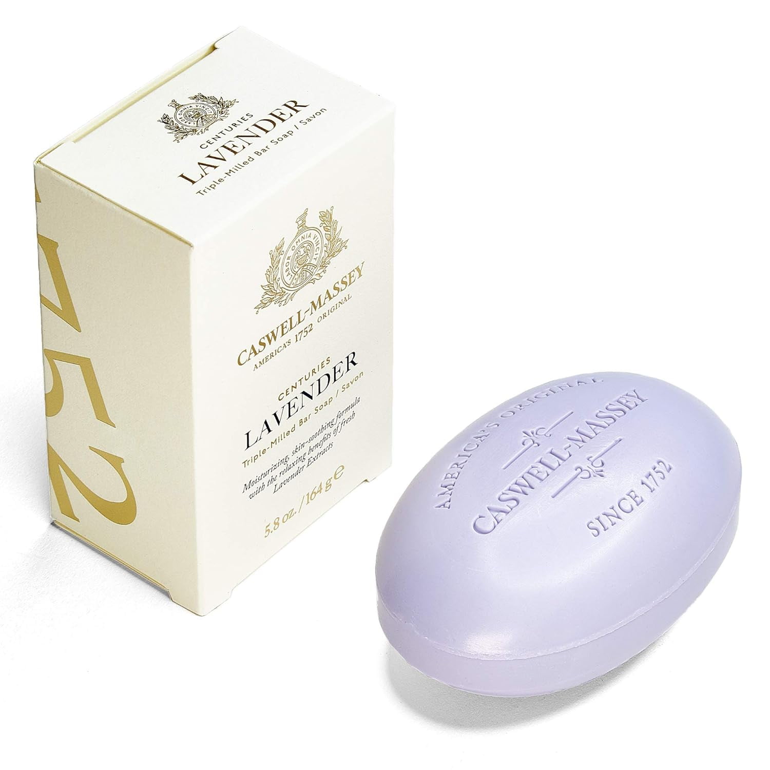 Caswell Massey Centuries Lavender Luxury Bar Soap Moisturizing