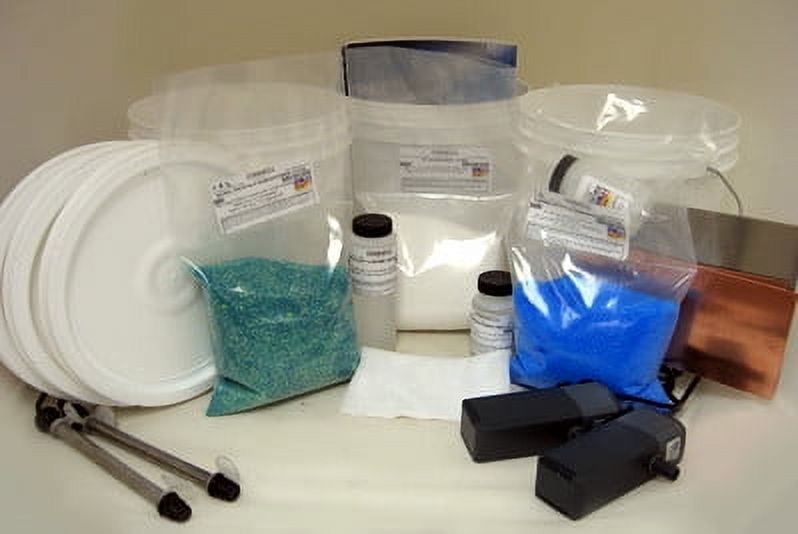 Caswell Nickel Plating Kit 1.5 Gal, Acid Copper Plating Kit 1.5 Gal ...