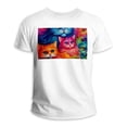 Cat 100% Cotton White T-Shirt for Men - Classic Comfortable Tee for ...