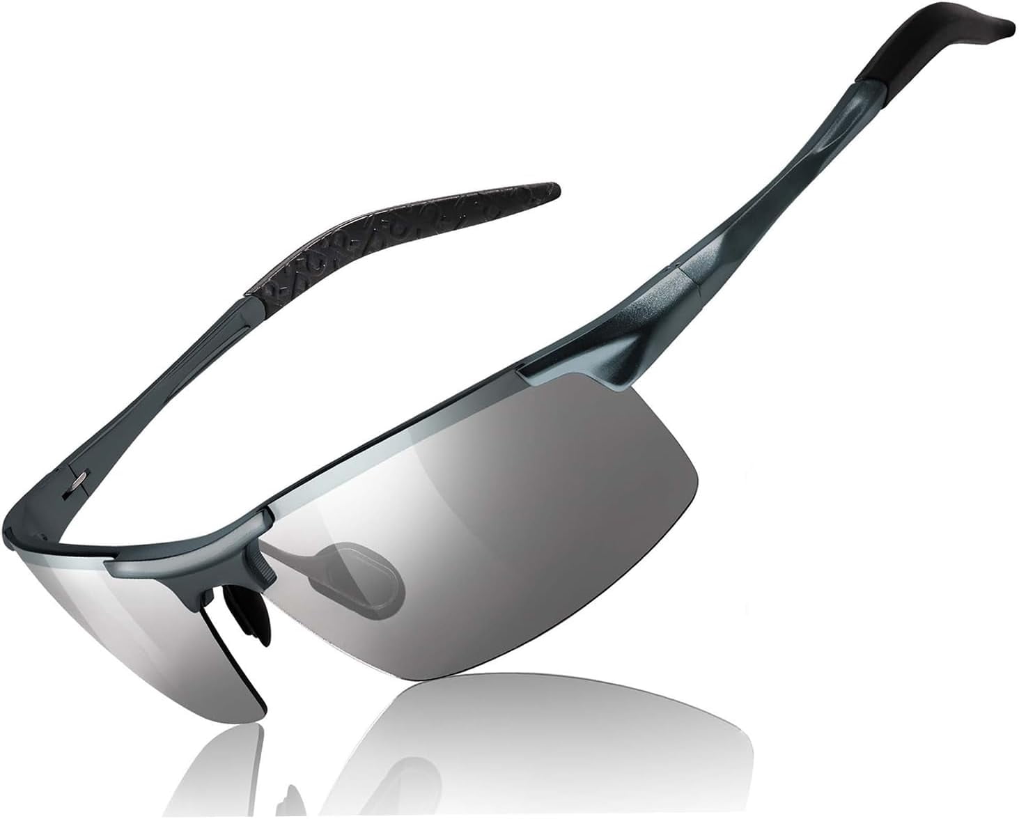 Cat.2 Night Vision Driving Glasses for Men, Al-Mg Frame Nighttime ...
