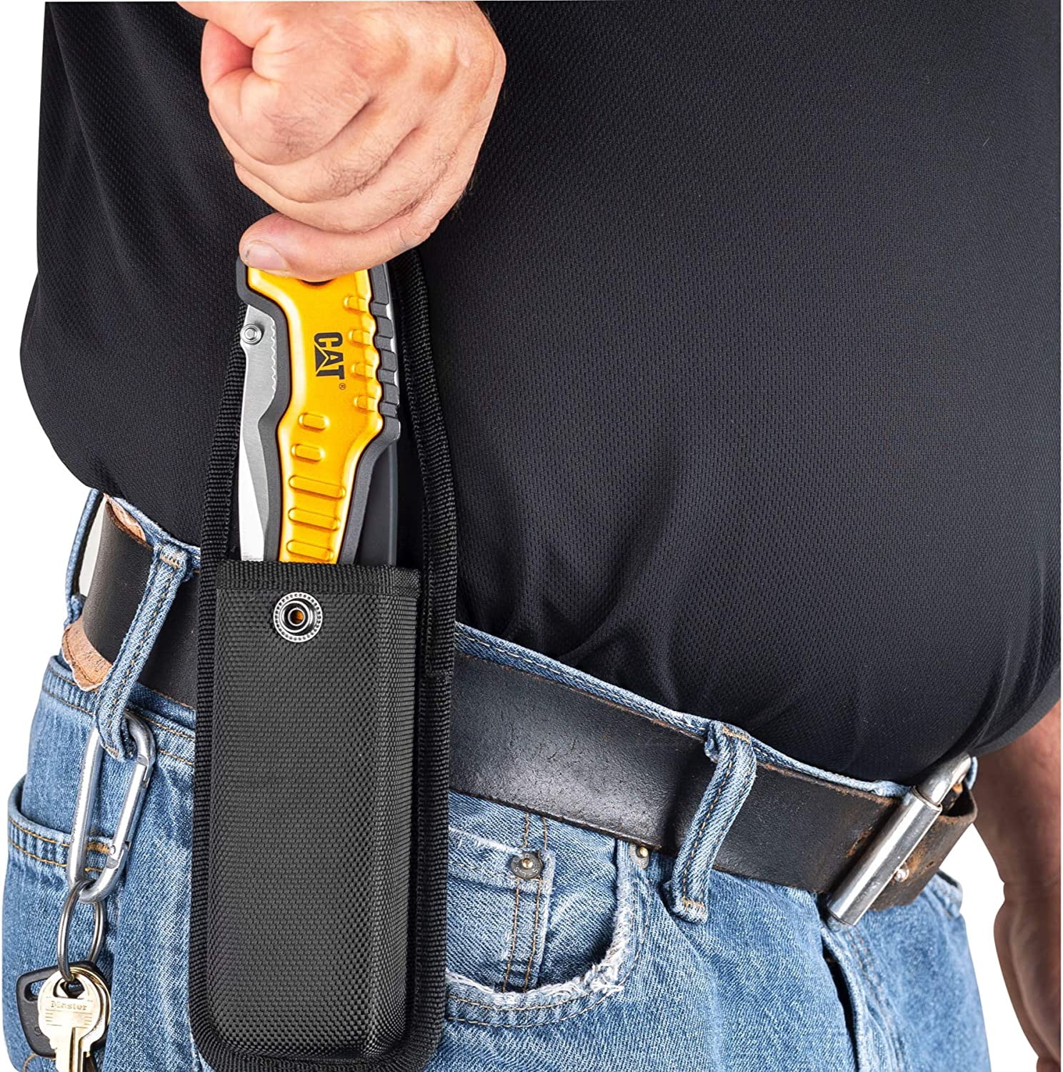 Cat 2 Piece XL Multi-Tool and Multi-Tool Key Chain with Light Gift Box ...