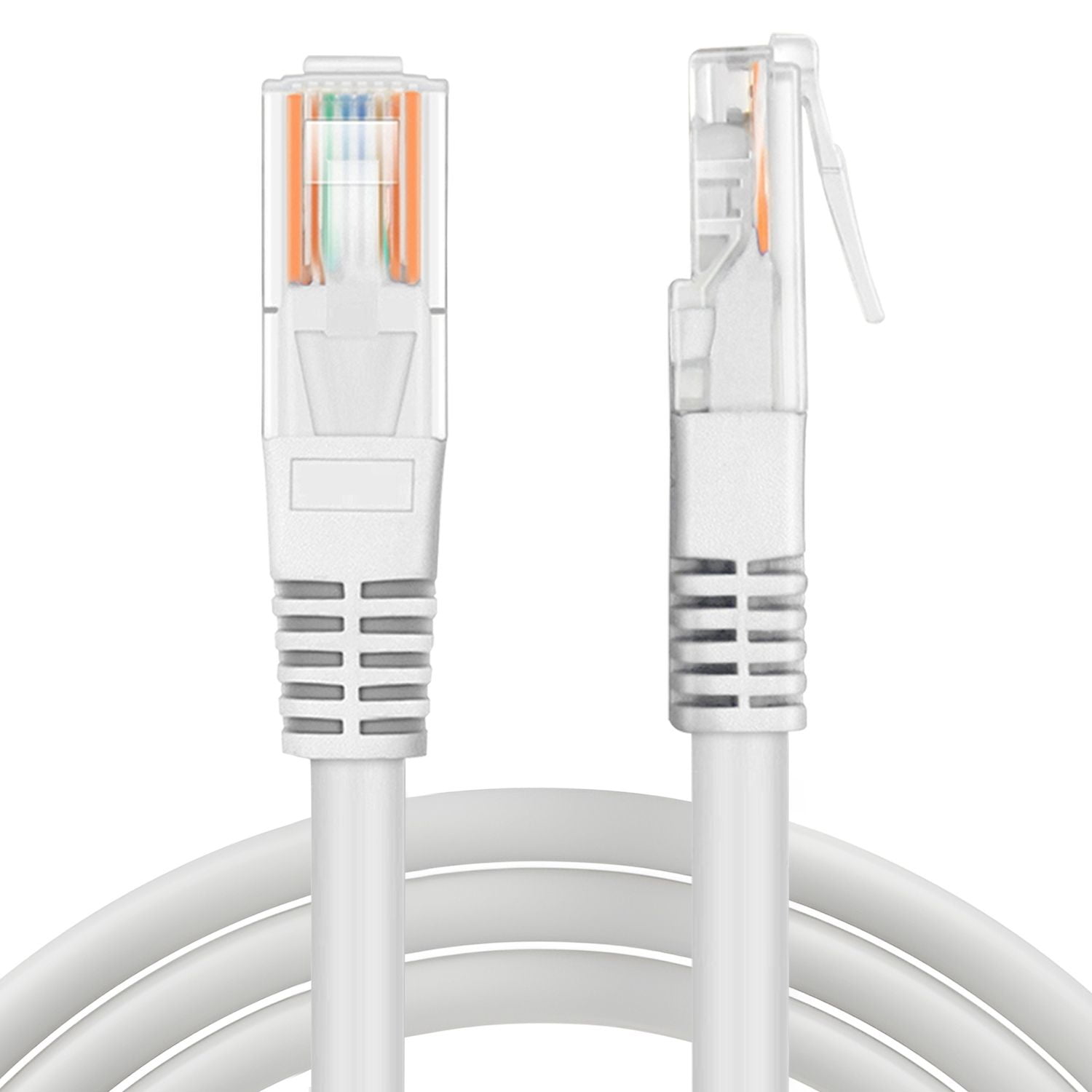 Cat 5e Ethernet Cable 10ft, Cat 5 Internet Patch Cable Cat5e Cable RJ45 Connector LAN Network ...