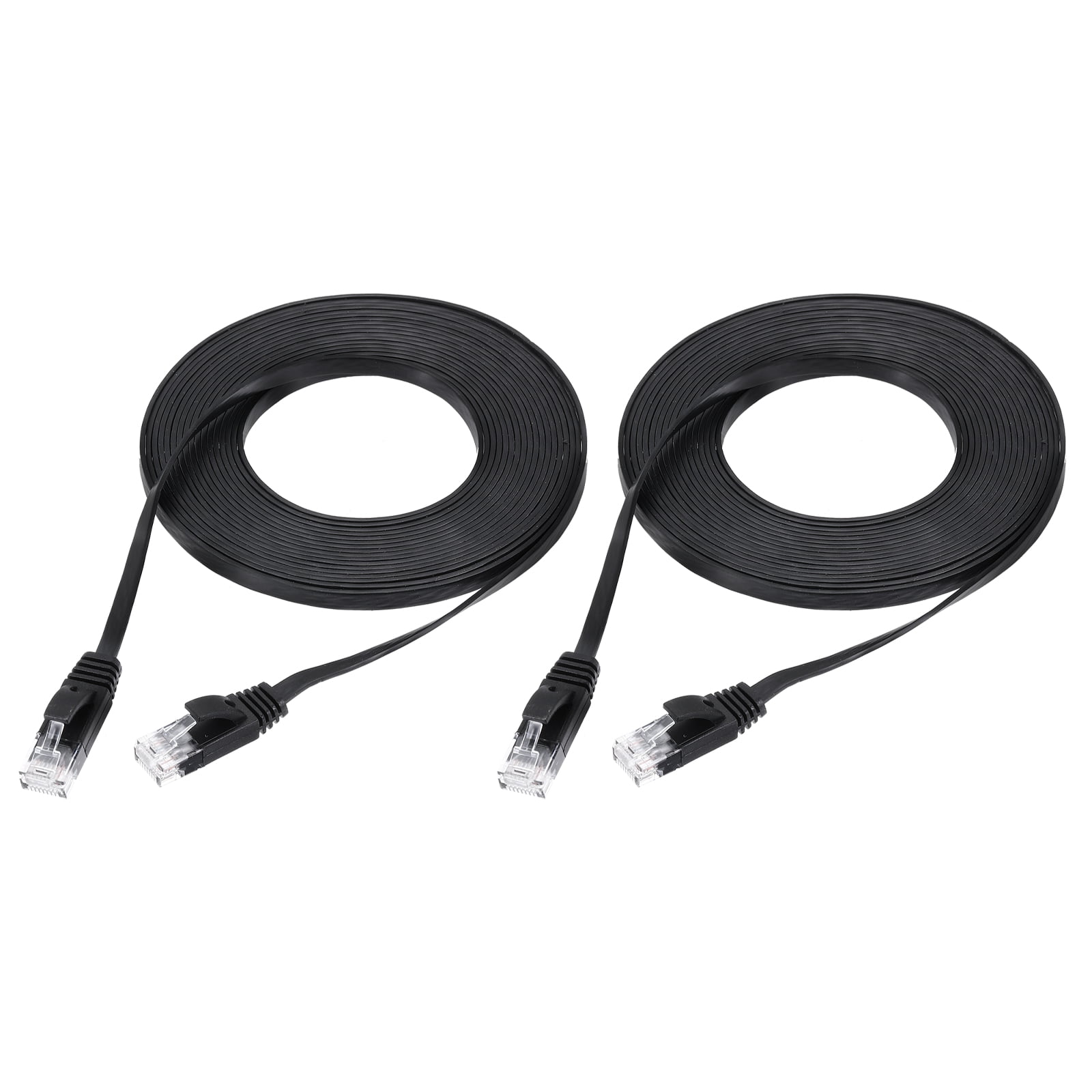 Cat 6 Ethernet Cable 16ft, 32AWG 250MHz Flat High Speed RJ45 Cat6 ...
