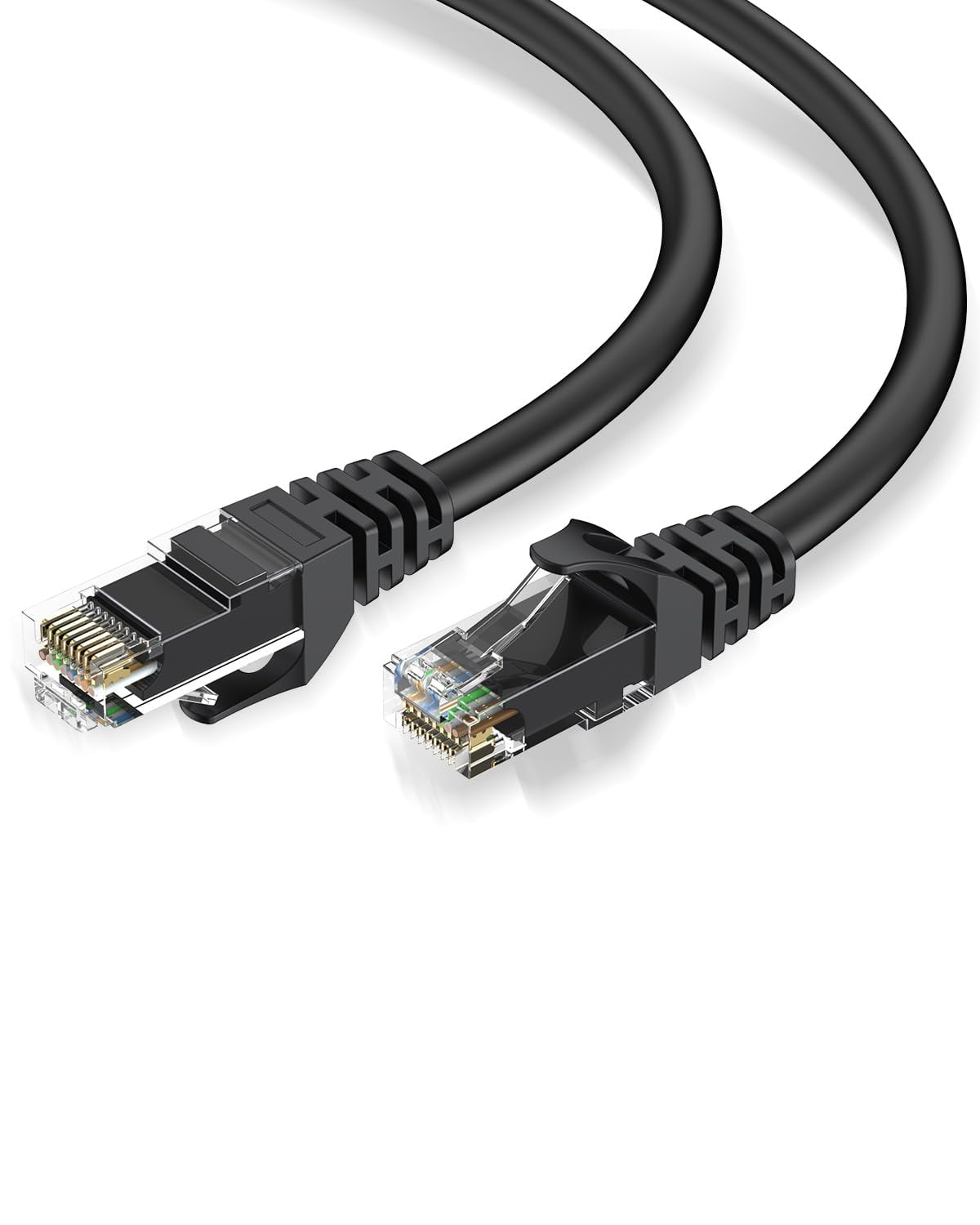 Cat 6 Ethernet Cable 1ft, High Speed 10Gbps Network Cable, UTP 24AWG ...