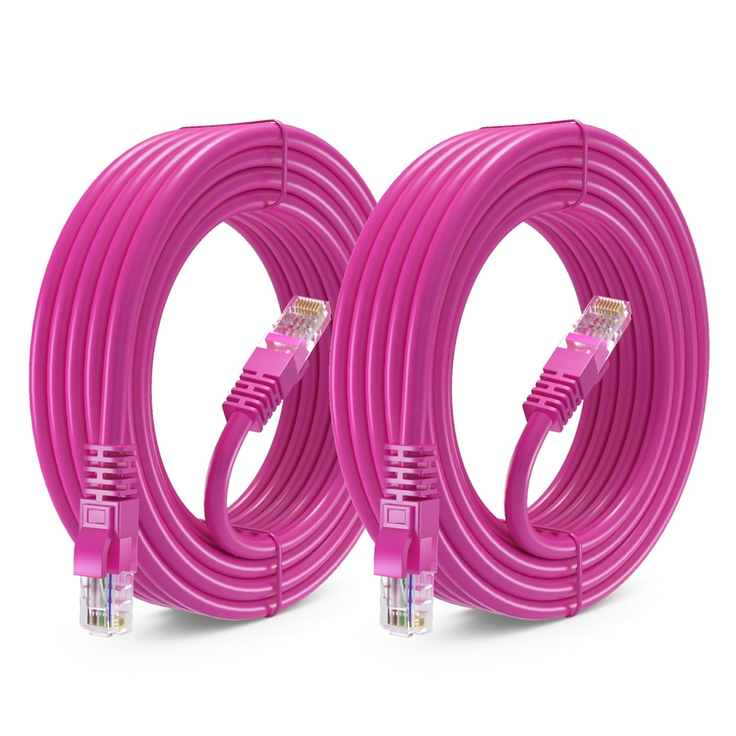 Cat 6 Ethernet Cable 20 Ft (2-Pack) - High-Speed Lan Cable, Internet ...