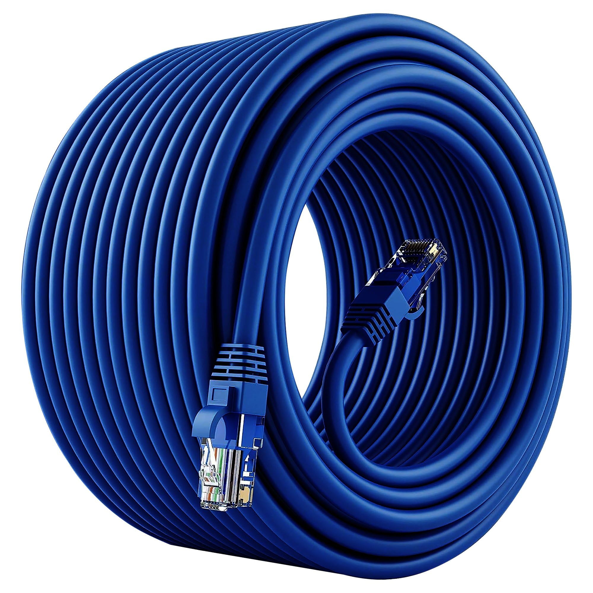 Cat 6 Ethernet Cable 20ft Long Computer Internet Cables WiFi RJ45 Cord ...