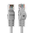 Cat 6 Ethernet Cable 5 Pack Gray 15ft 10Gbps High Speed Performance ...