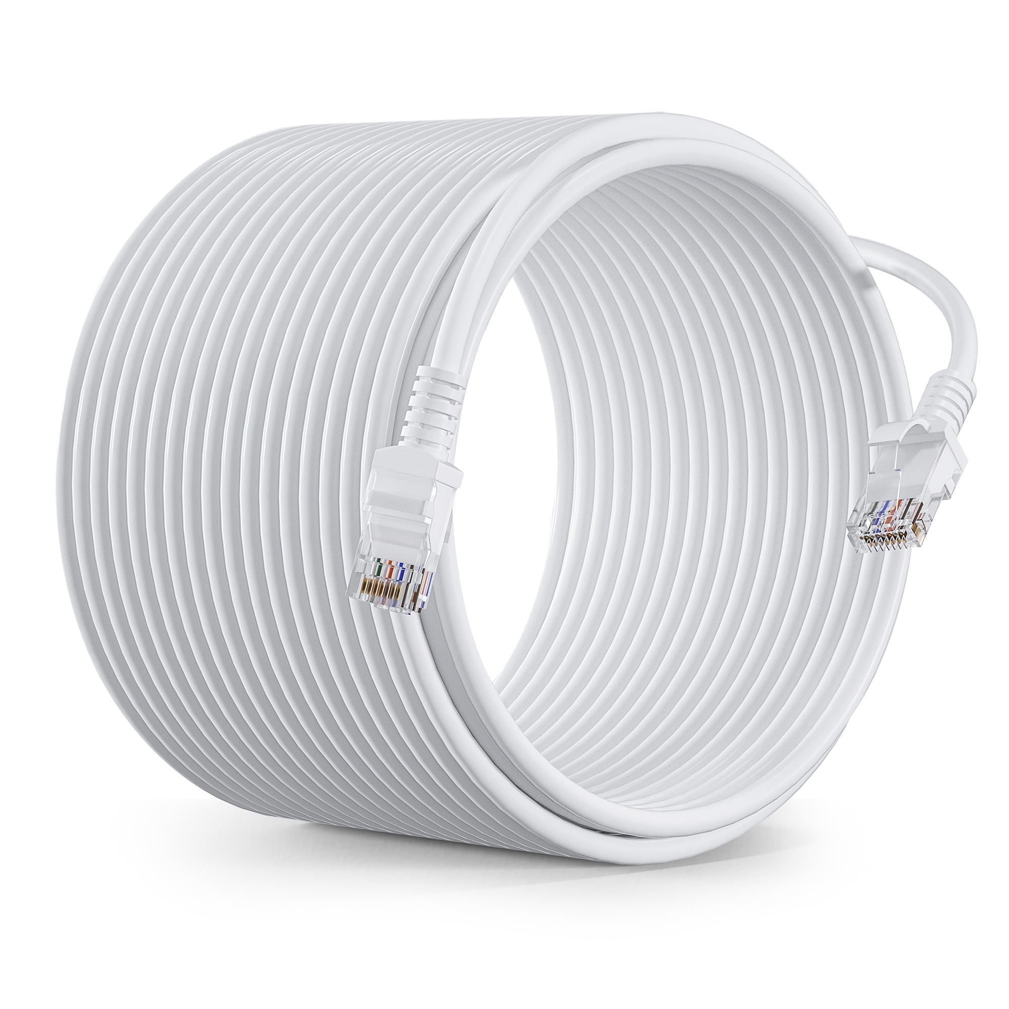 Cat 6 Ethernet Cable 60 ft, Indoor & Outdoor 10Gbps 550MHz Enternet ...