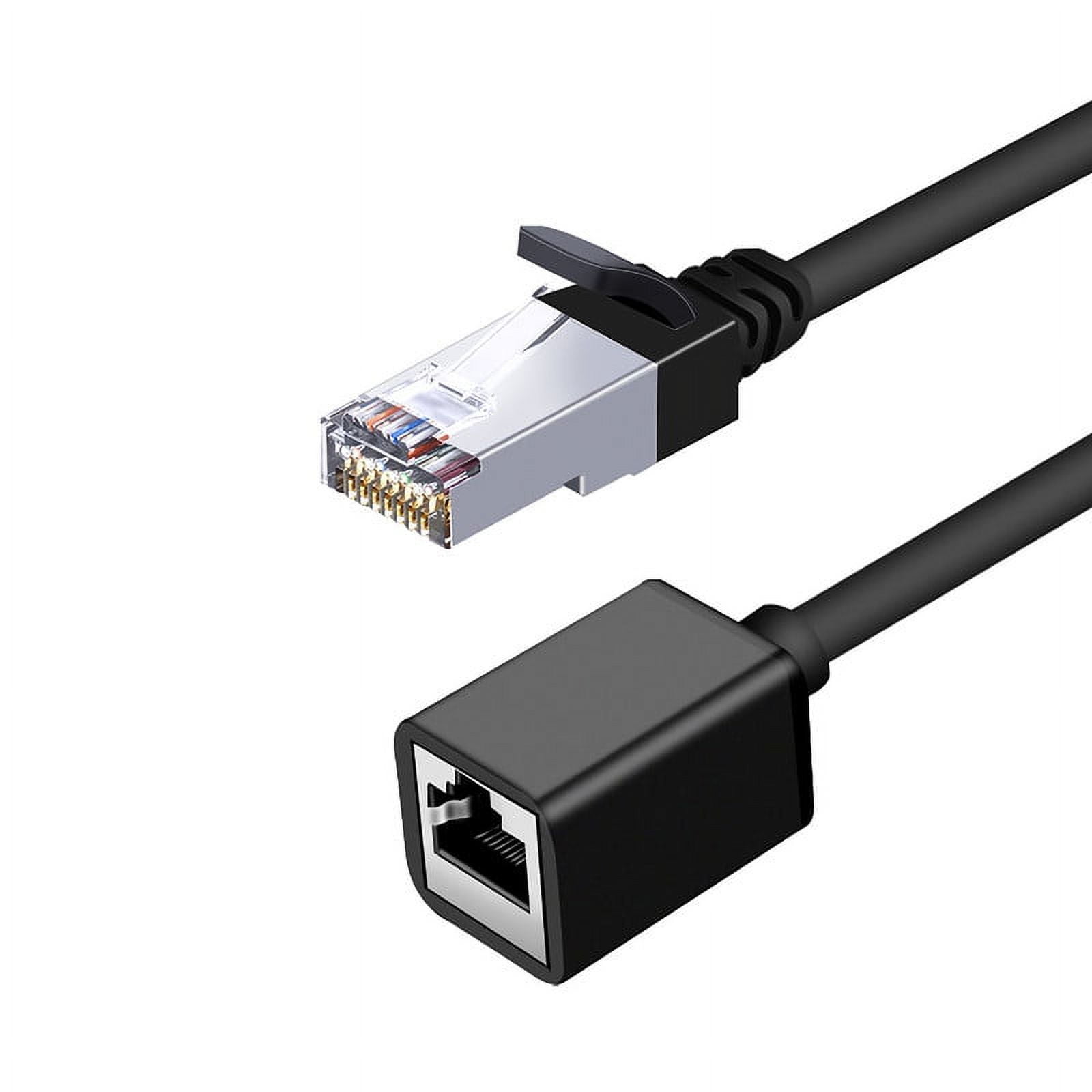Cat 6 Ethernet Extension Cable, 10ft Cat6 RJ45 Extender Male to Female ...