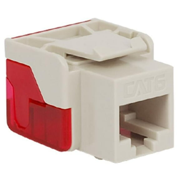 Cat 6 Ez Modular Connector- White - Walmart.com