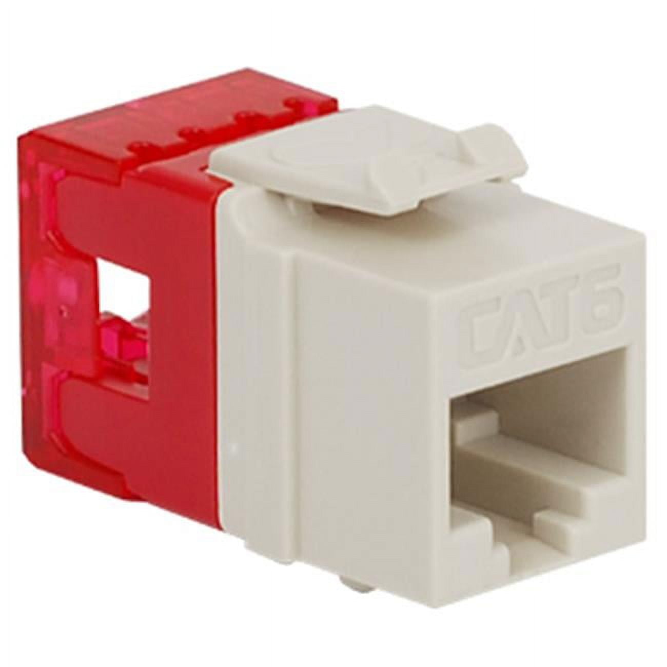 Cat 6 High Density Modular Connector- White - Walmart.com