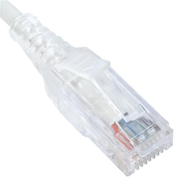 Cat 6 Slim Patch Cord Cable, Clear - Pack of 10 - Walmart.com
