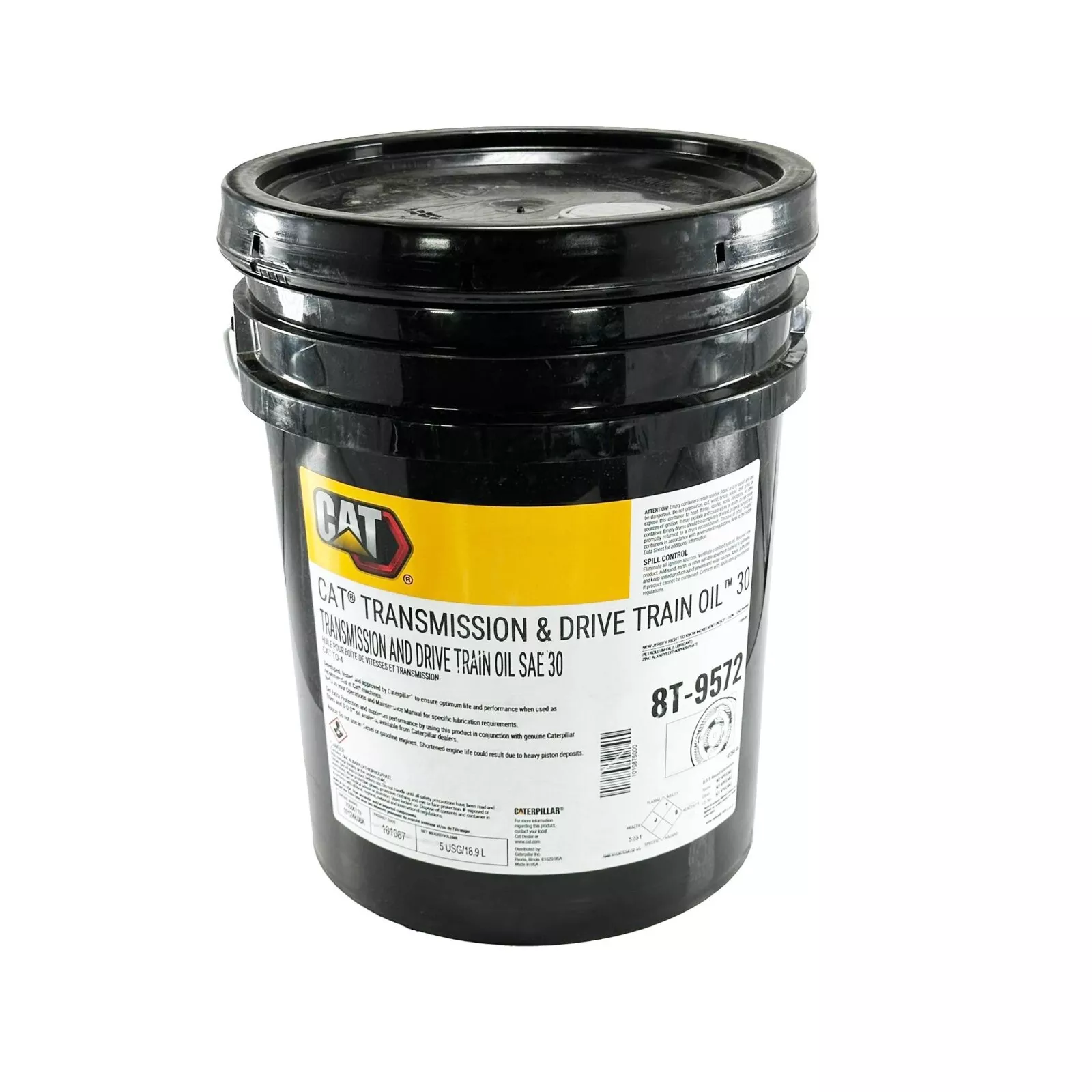 Cat 8T-9572 SAE 30 Transmission and Drivetrain Oil (TDTO 30) | 5 ...