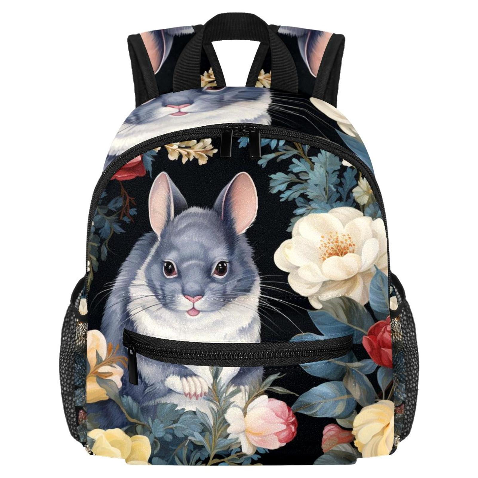 Cat Adjustable Shoulder Strap Backpack - Large Capacity, Printed Design ...