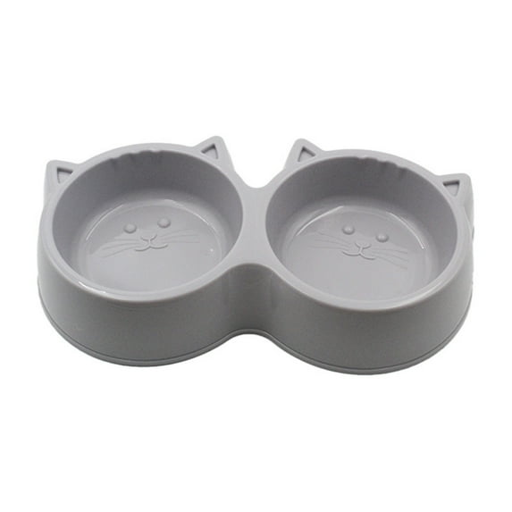 Cat And Dog Bowls Round Shaped Pet Bowls In Cute Cat Face Design Ideal ...