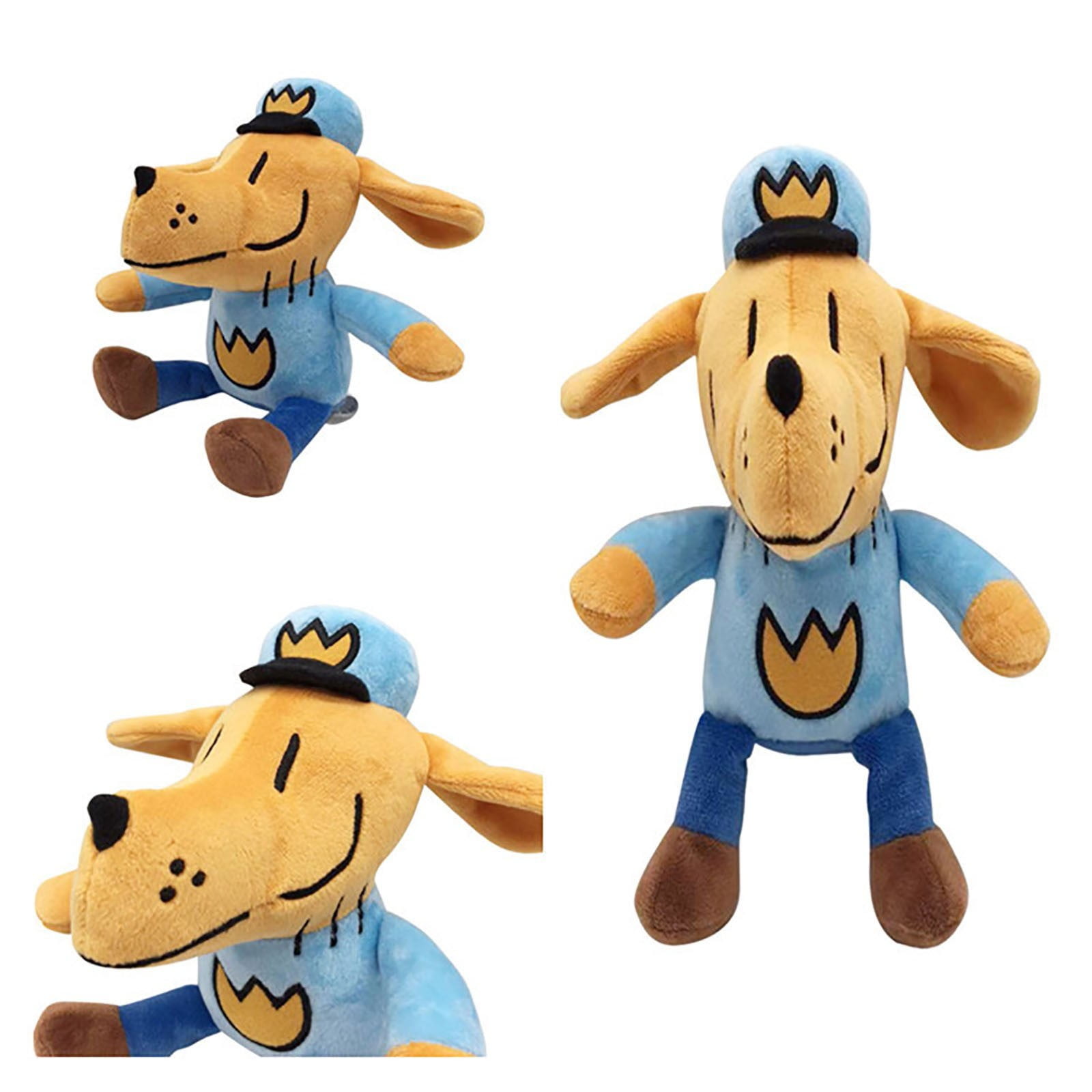 Cat And Dog Plush Stuffed Toys - Dog-Man Series Plushies ,Dog Detective ...
