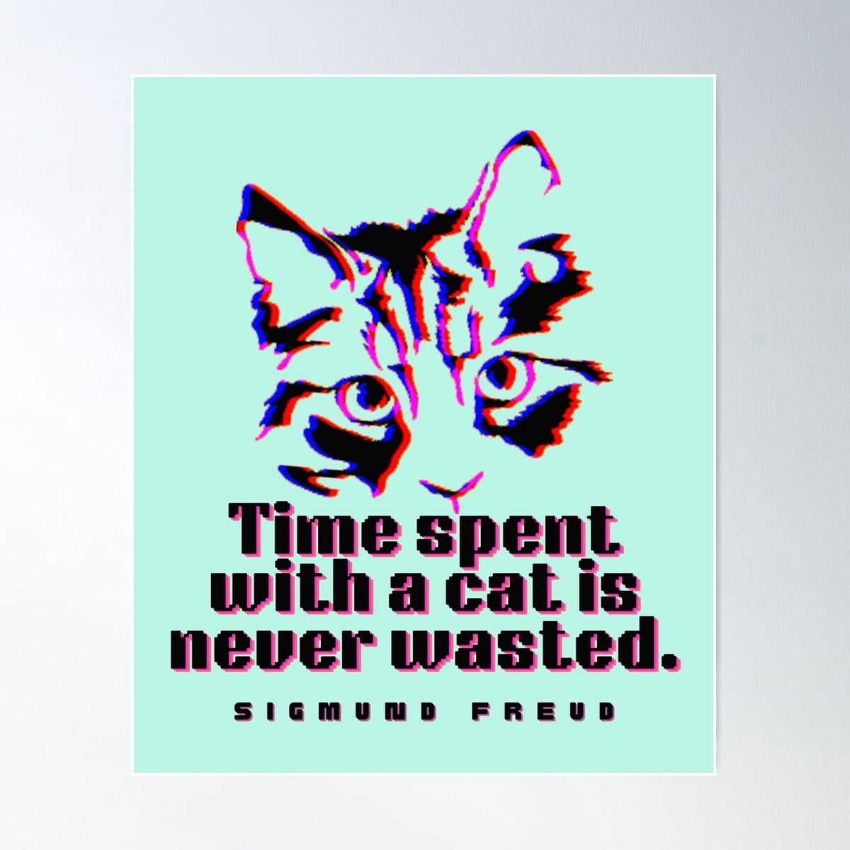 Cat Art And Sigmund Freud: Time Spent With A Cat Is Never Wasted ...