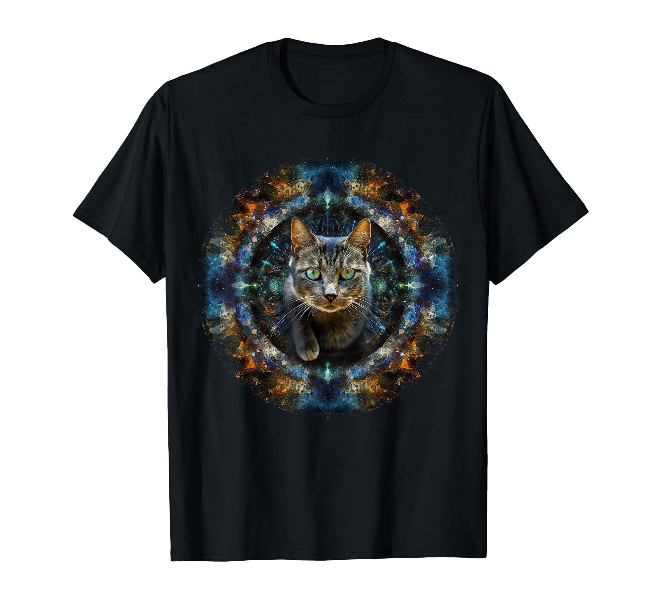 Cat Artwork Fantasy - Cat Motif Animal Cat T-Shirt - Walmart.com