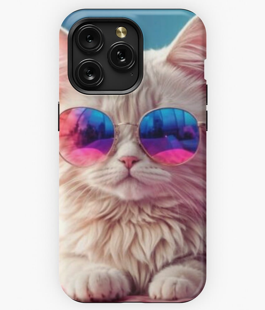 Cat Artwork Feline Pet Portrait Illustration A10078 Phone Case for ...