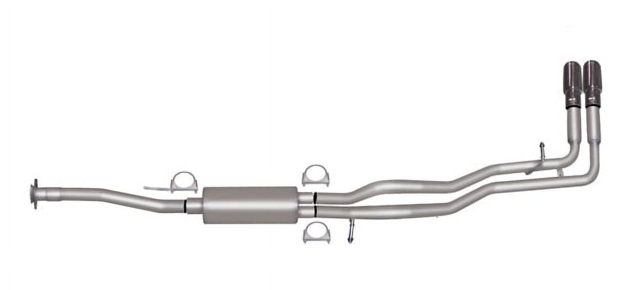 Cat-Back Dual Sport Exhaust System, Aluminized Fits select: 2016-2019 ...