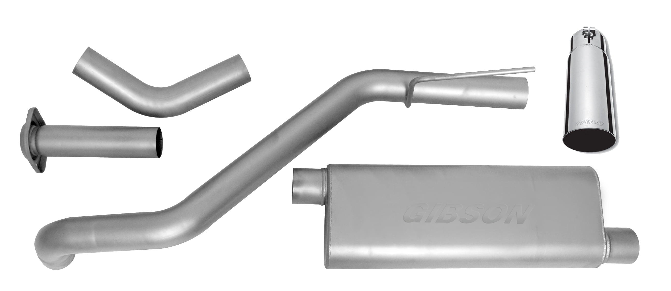 Cat-Back Single Exhaust System, Stainless Fits select: 2005-2007 JEEP ...