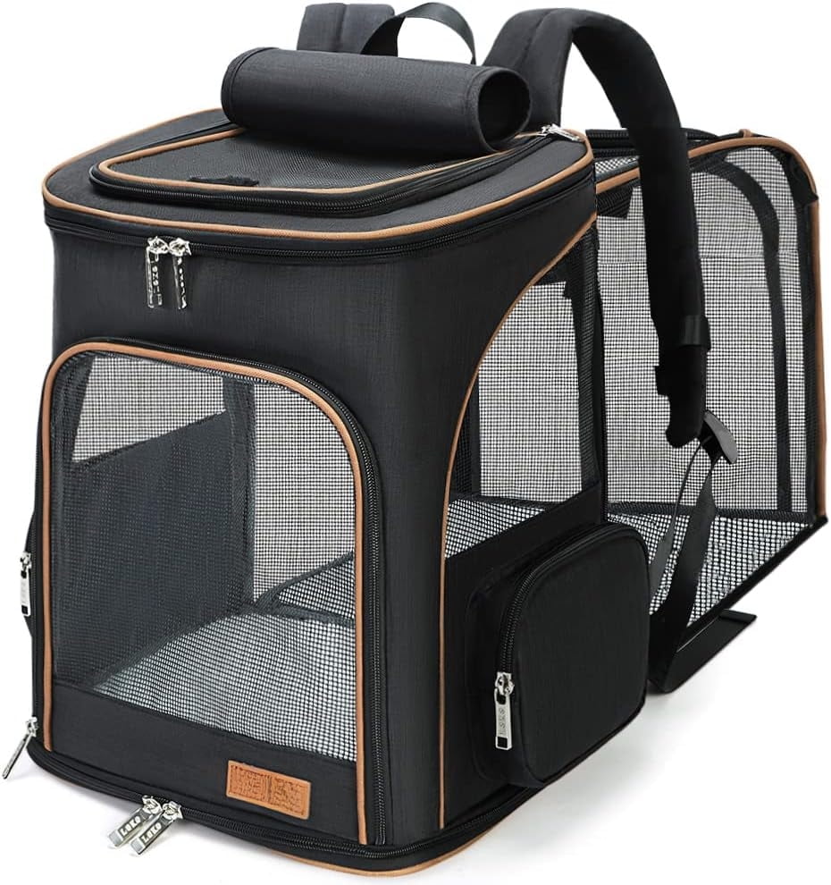 Cat Backpack Expandable Pet Carrier Backpack for Small Cats and Dogs ...