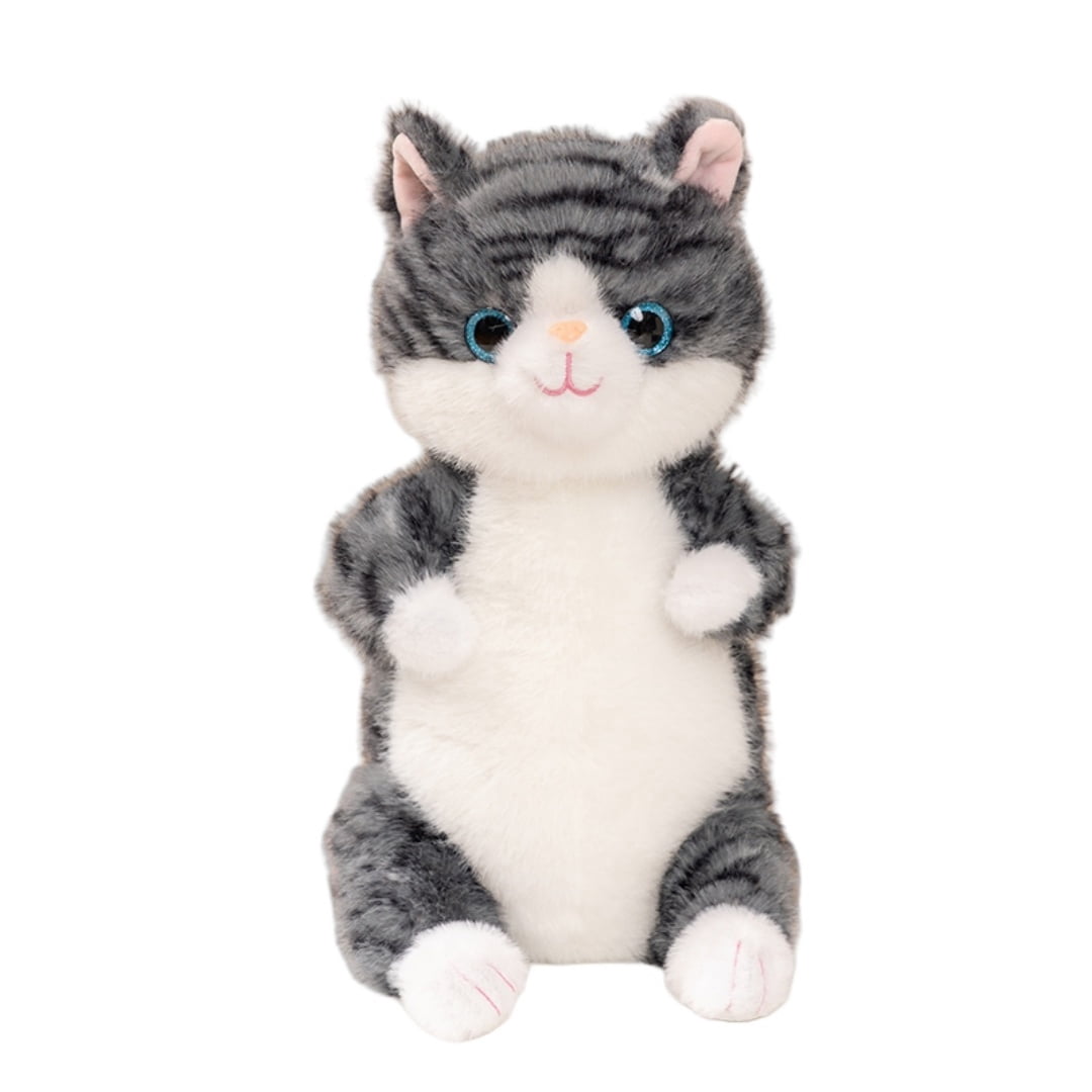 Cat Backpack for Girls-11.8'' Stuffed Animal Backpack Cute Cat Plush ...