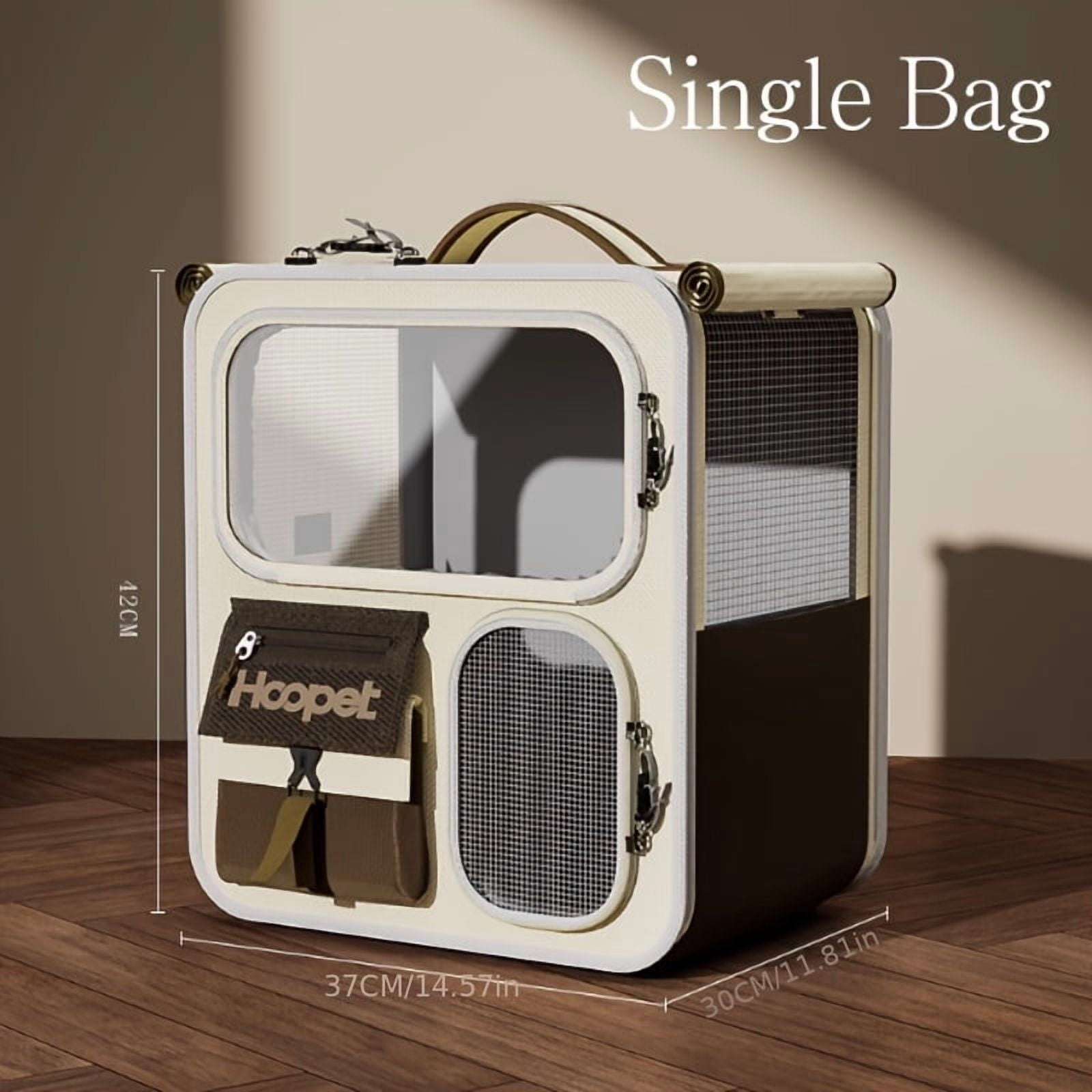 Cat Bag Outdoor Portable Cat Backpack Pet Trolley Case Shoulder Bag ...