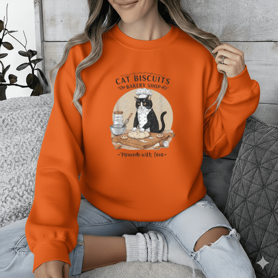 Cat Bakery Kneading Biscuits Funny Baker Feline Cute Food Lover ...