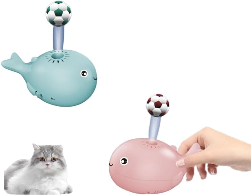 Cat Ball Toy, 2025 New Automatic Floating Ball Toy with Cat Soccer ...