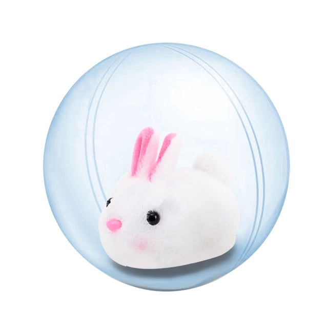 Cat Ball Toy Interactive Smart Balls Rolling Rabbit-shape Kitten ...