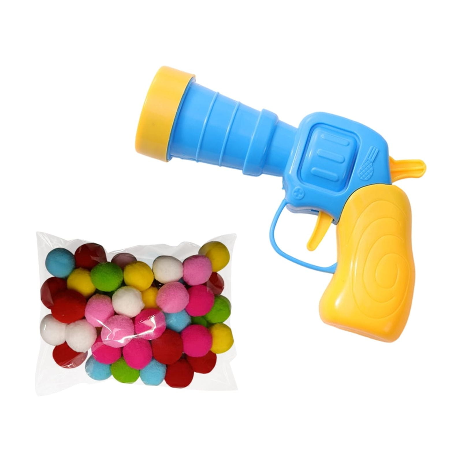 Cat Ball Toy Launcher Gun，Cat Balls Fetch Toy - Includes Colorful Plush ...