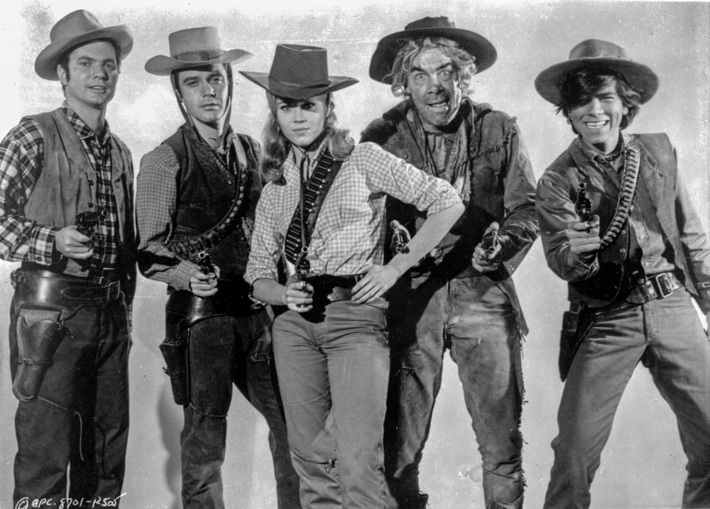 Cat Ballou Group Picture with Gun Photo Print (24 x 30) - Walmart.com