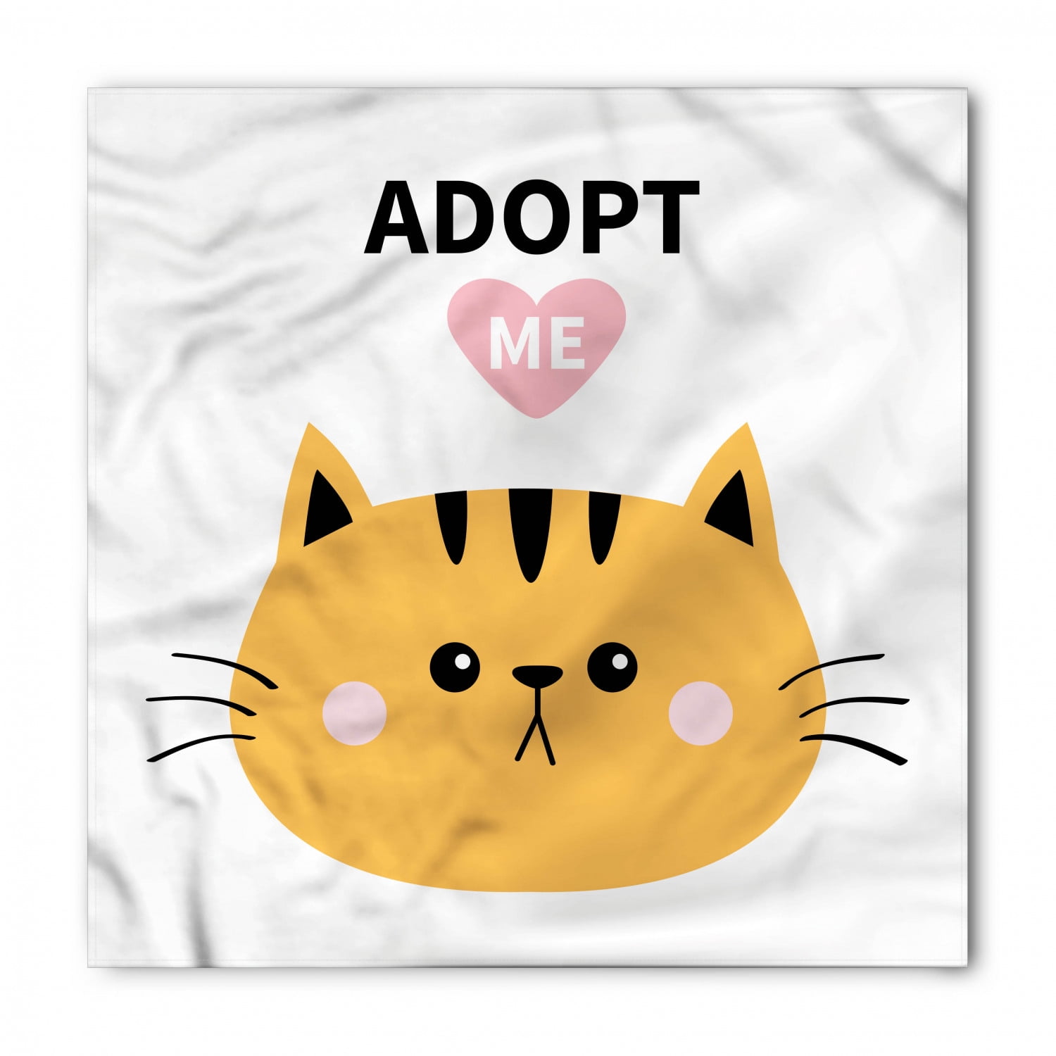 Cat Bandana, Adopt Me Big Face, Unisex Head and Neck Tie, by Ambesonne ...