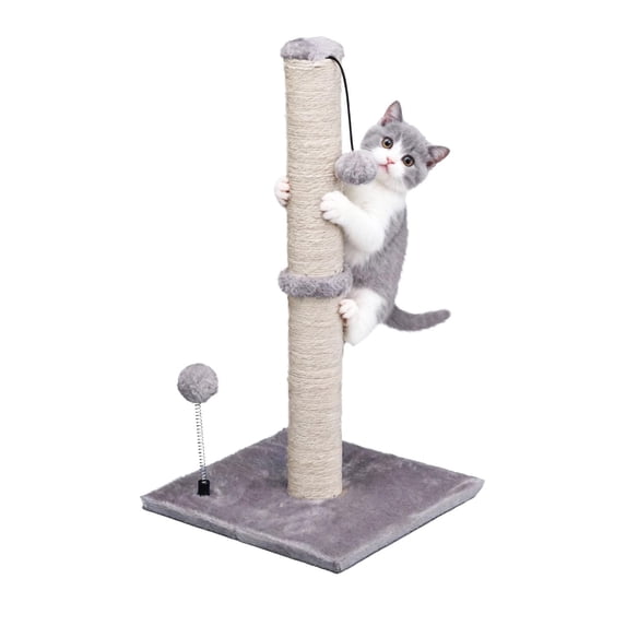 Cat Basics Kitten Scratcher Sisal Scratch Posts With Hanging Ball 22 ...