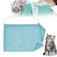 Cat Bathing Bag, Adjustable Breathable Pet Grooming Restraint Bag for ...