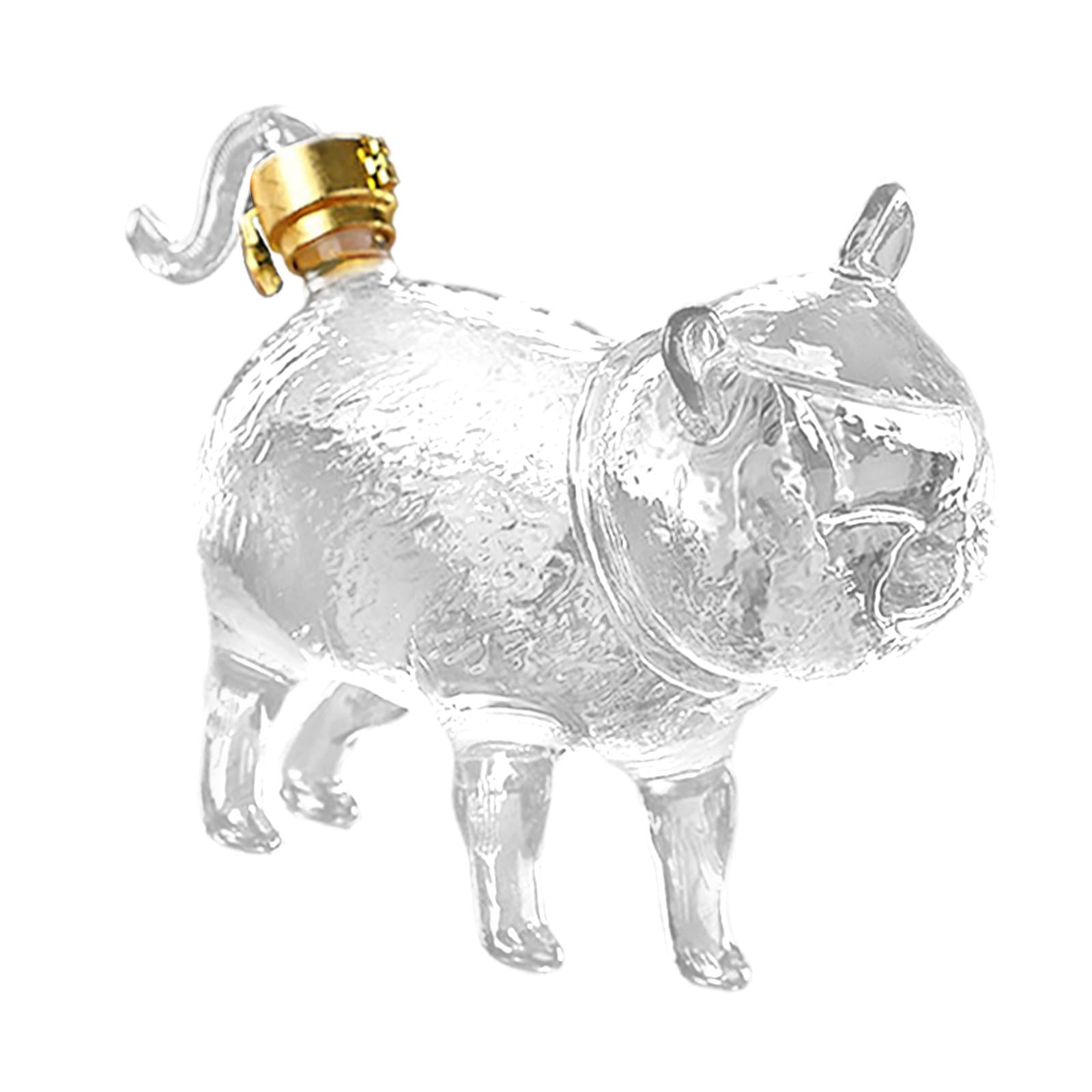 /Cat/Bear Shape Decanter Hand Blown - Borosilicate Glass, Glass ...